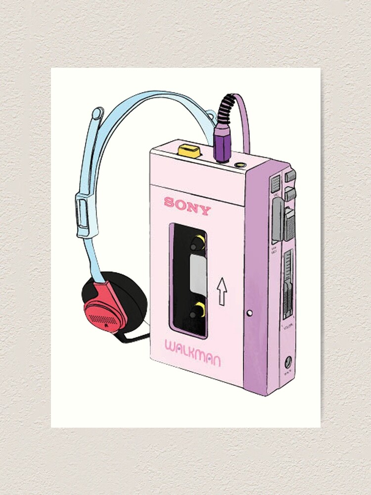 "Walkman" Art Print for Sale by heyericamay | Redbubble