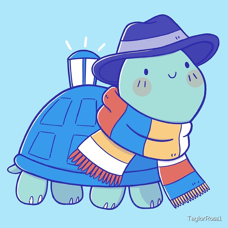"Time Travel Turtle" by TaylorRoss1 | Redbubble