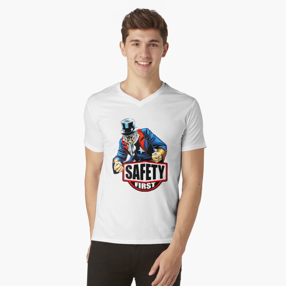 "Uncle Sam is for Safety First;" Sticker by StickerApe | Redbubble