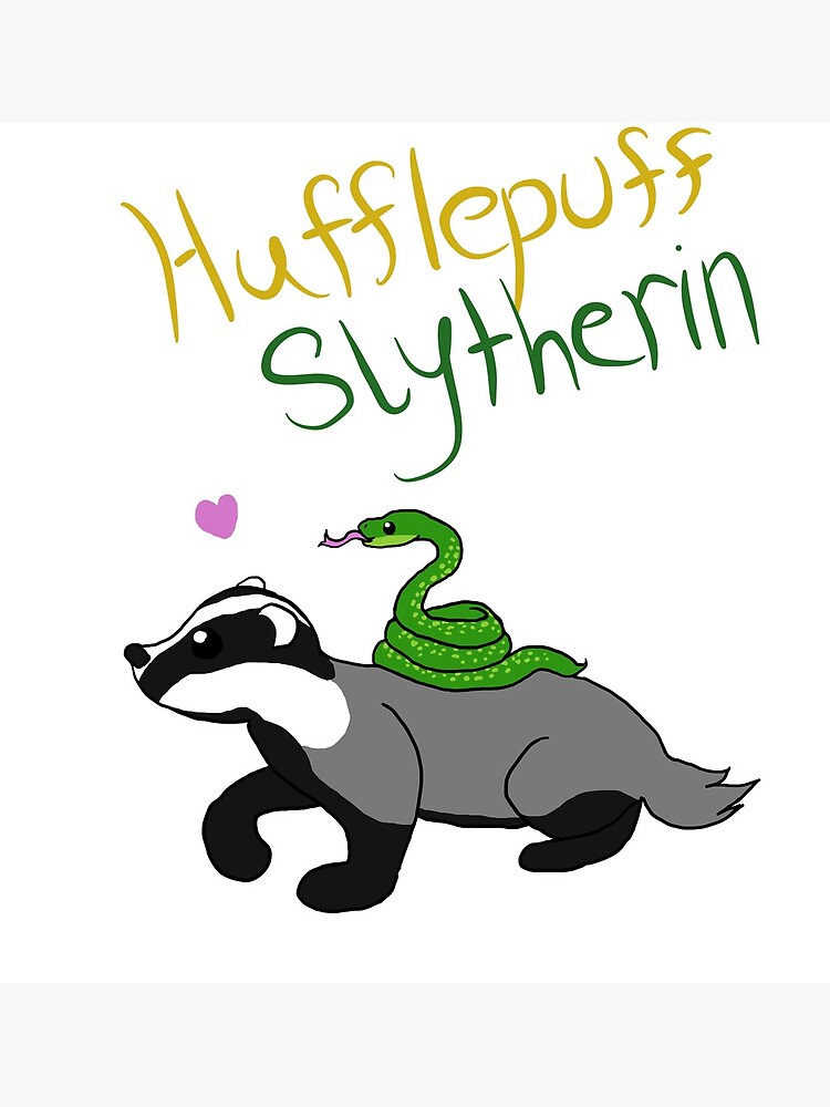 "Slytherpuff " Photographic Print by TheHobbitPanda | Redbubble