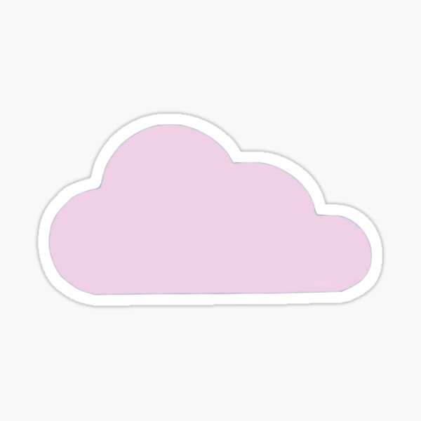 "Pink cloud" Sticker by chalkbox02 | Redbubble
