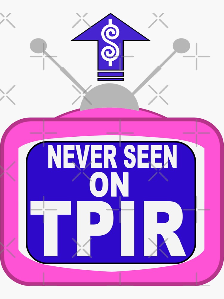 "TV Game Show Contestant - TPIR (The Price Is...)" Sticker for Sale by ...