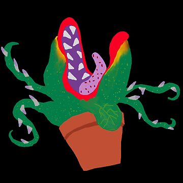 "Audrey 2 cartoon" Sticker for Sale by TheBoyTeacher | Redbubble