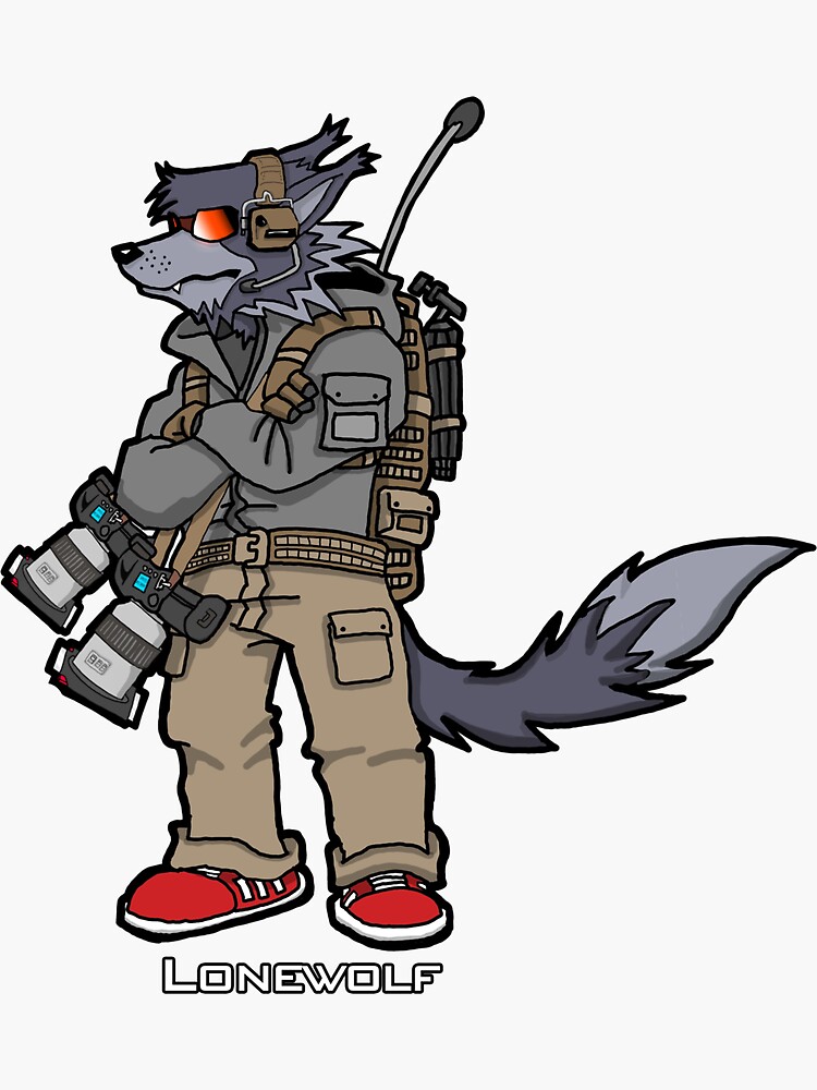 "Tactical Wolf Classic #06" Sticker for Sale by TacticalWolf | Redbubble