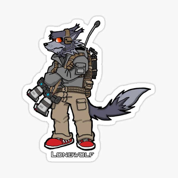 "Tactical Wolf Classic #06" Sticker for Sale by TacticalWolf | Redbubble