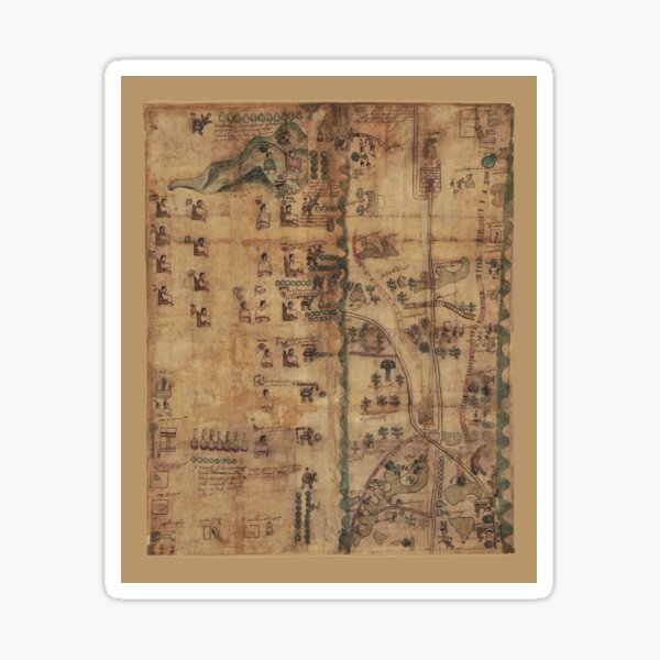 "The Codex Quetzalecatzin (1593)" Sticker by allhistory | Redbubble