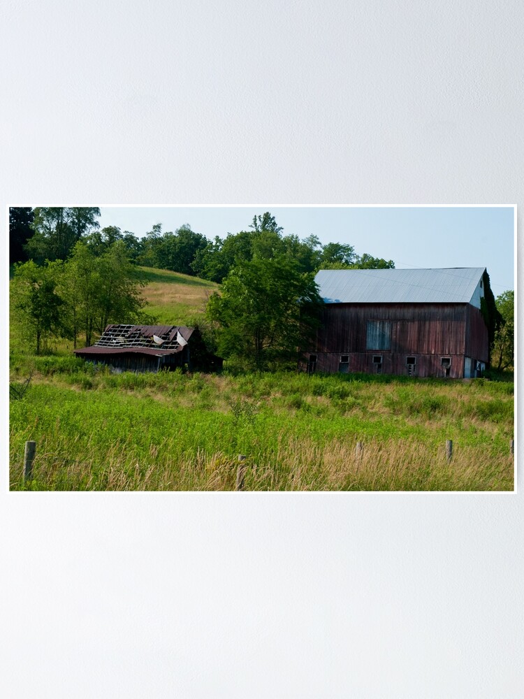 "Old Barn Old Shambled Shack" Poster by DeeTwoXcess | Redbubble