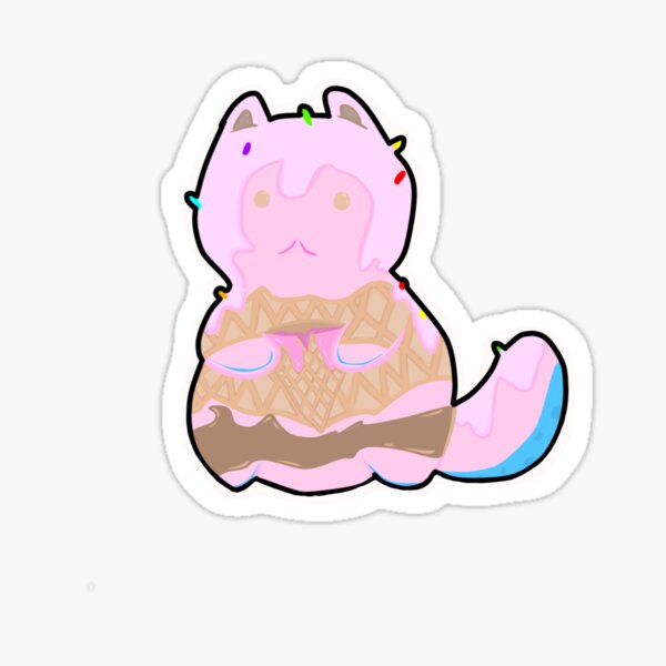 "Meow! " Sticker for Sale by VividBarnacles | Redbubble