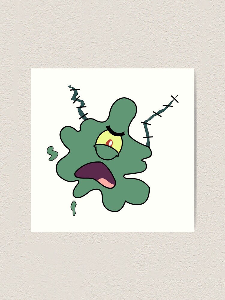 "Squished Plankton" Art Print for Sale by EmilyCreations | Redbubble