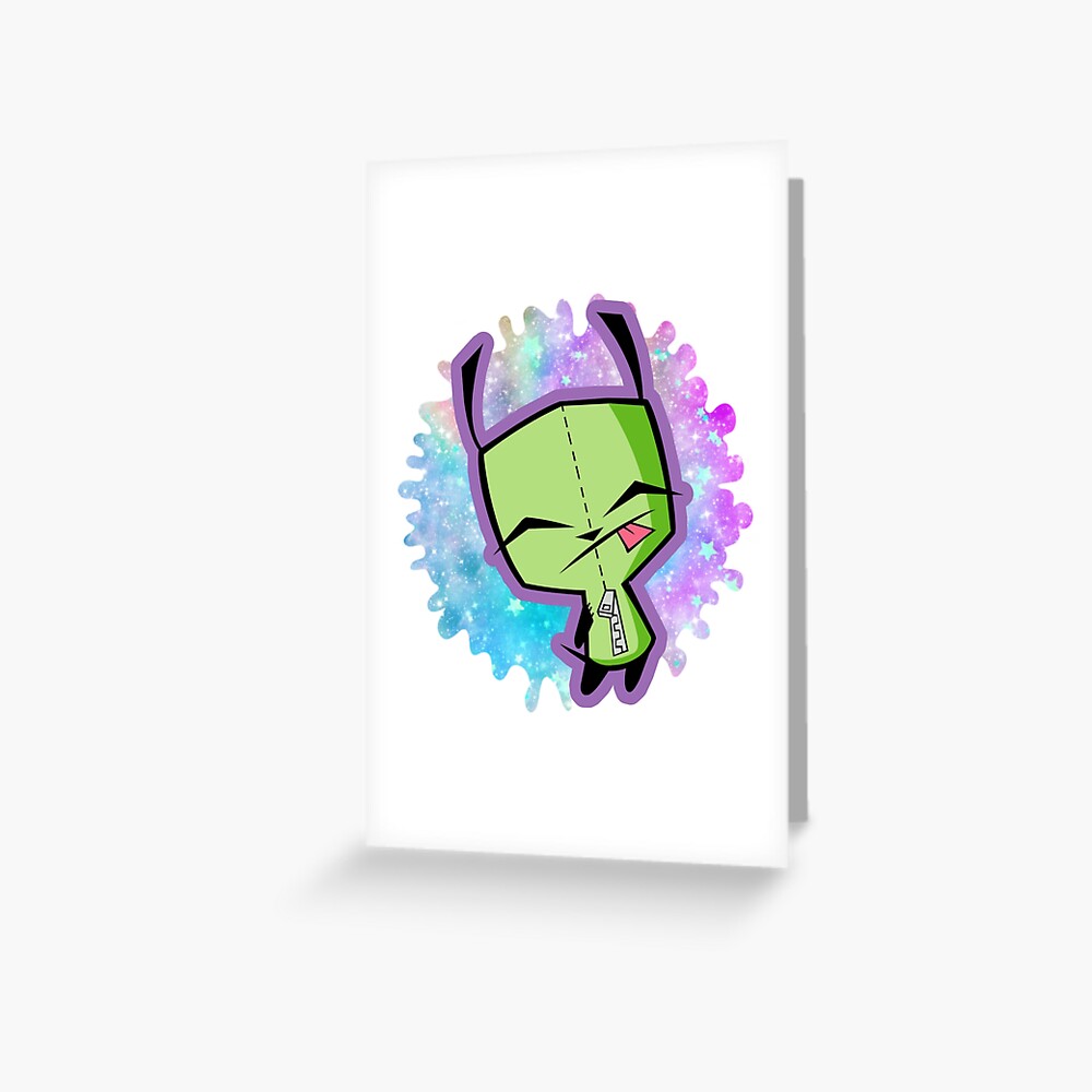 "Invader Zim Gir" Greeting Card for Sale by thankyounext87 | Redbubble