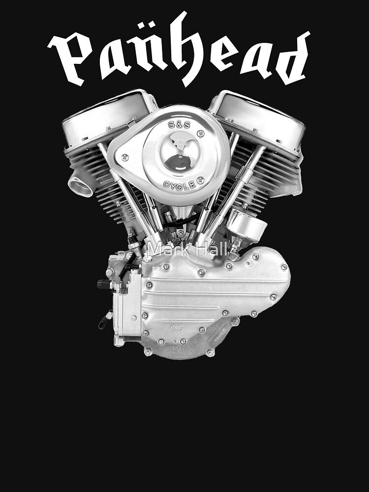 "PANHEAD 1" T-shirt for Sale by hornedquad | Redbubble | motorcycle t ...