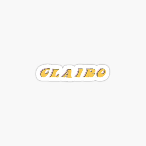 "Clairo" Sticker for Sale by Probably-Gucci | Redbubble