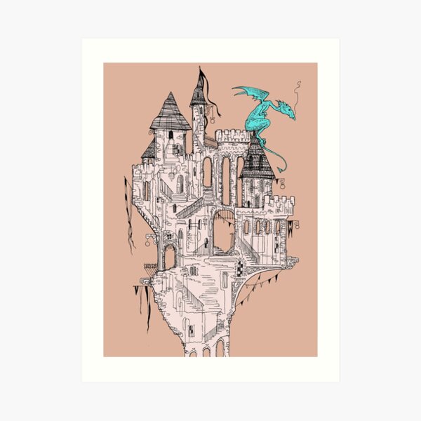 "Dragon Perch" Art Print for Sale by jessicagadra | Redbubble