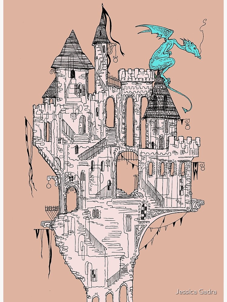 "Dragon Perch" Art Print for Sale by jessicagadra | Redbubble
