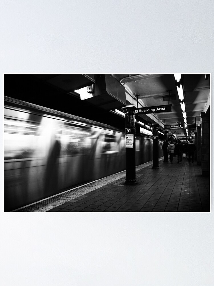 "NYC Subway" Poster for Sale by JP Smith | Redbubble