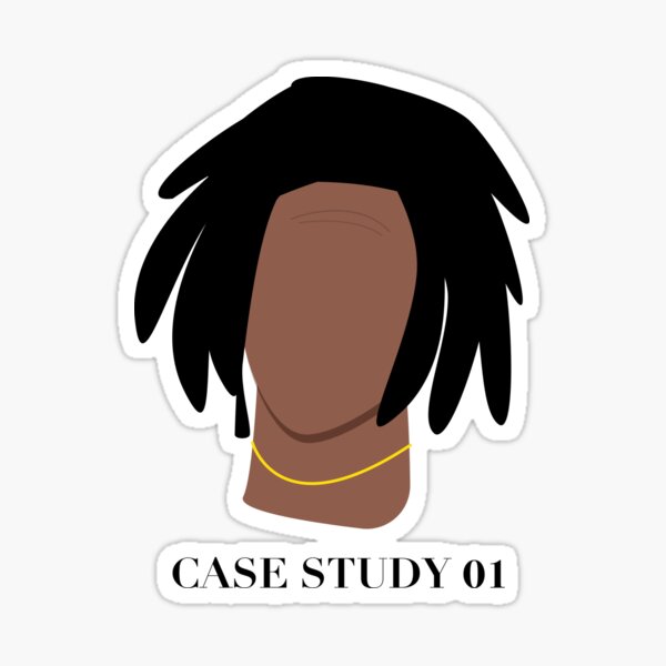 "Daniel Caesar - Case Study 01 // Face" Sticker for Sale by harkar ...