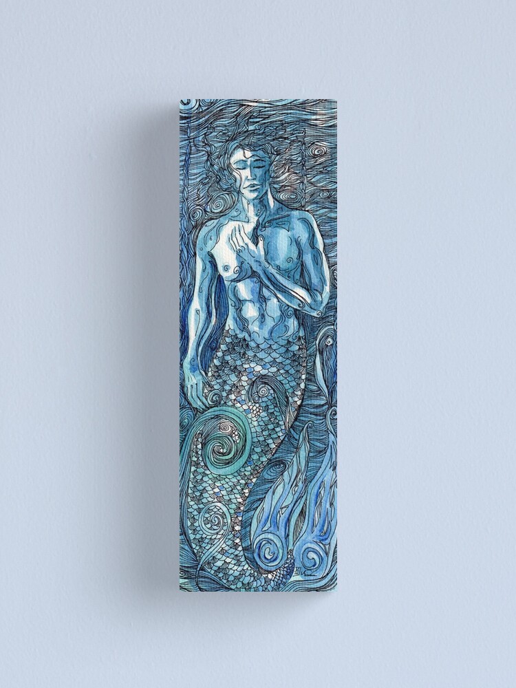 "Merman" Canvas Print for Sale by balnacra | Redbubble