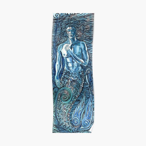 "Merman" Poster by balnacra | Redbubble