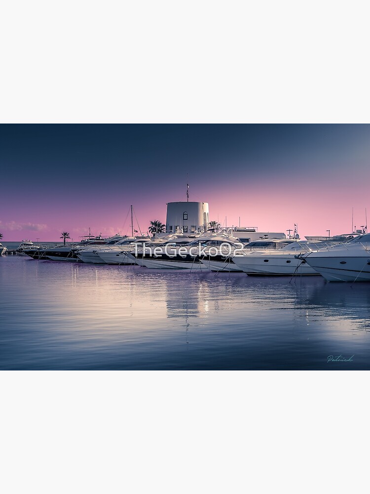 "An Atmospheric Photograph of a typical Spanish marina" Poster by ...