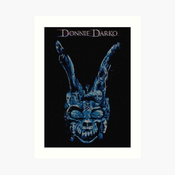 "Text Portrait of Donnie Darko poster with full script of Donnie Darko ...