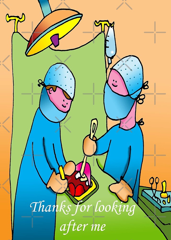 "thanks for looking after me" by JasonTrivettart | Redbubble