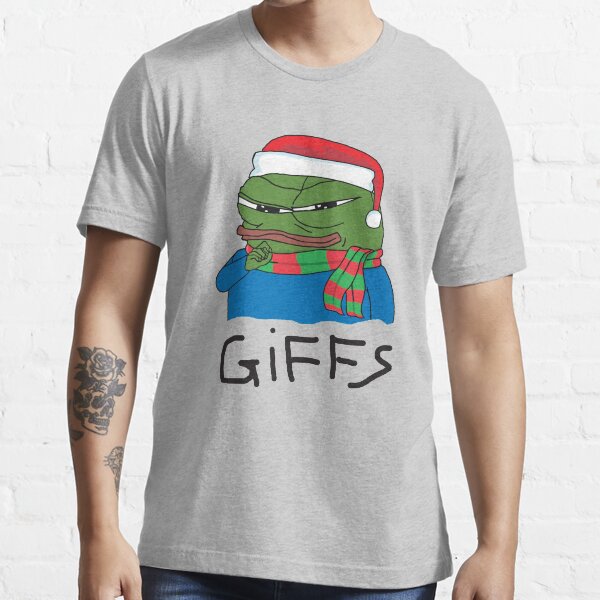 T-shirt « Carte de Noël Smug Apu Apustaja Rare Pepe la grenouille ...