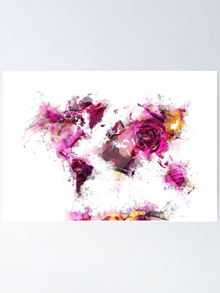 "World Map 2044" Poster by JBJart | Redbubble