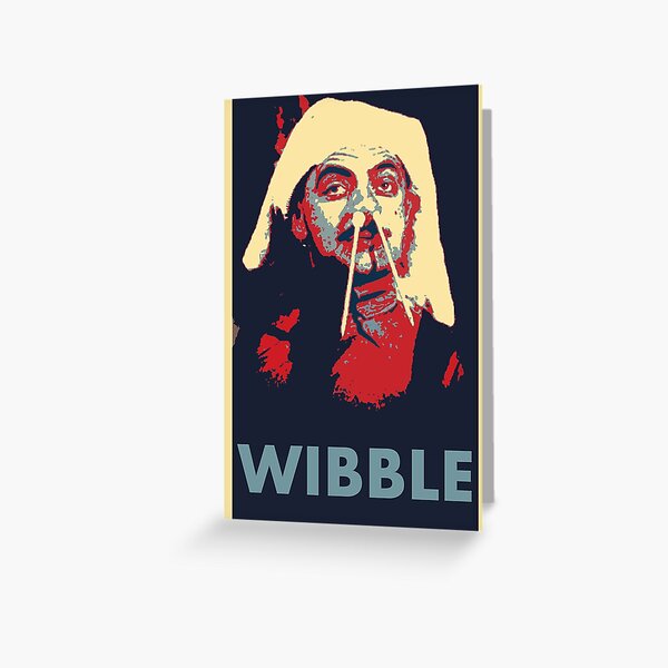 "Wibble" Greeting Card for Sale by FlyingJalopy | Redbubble
