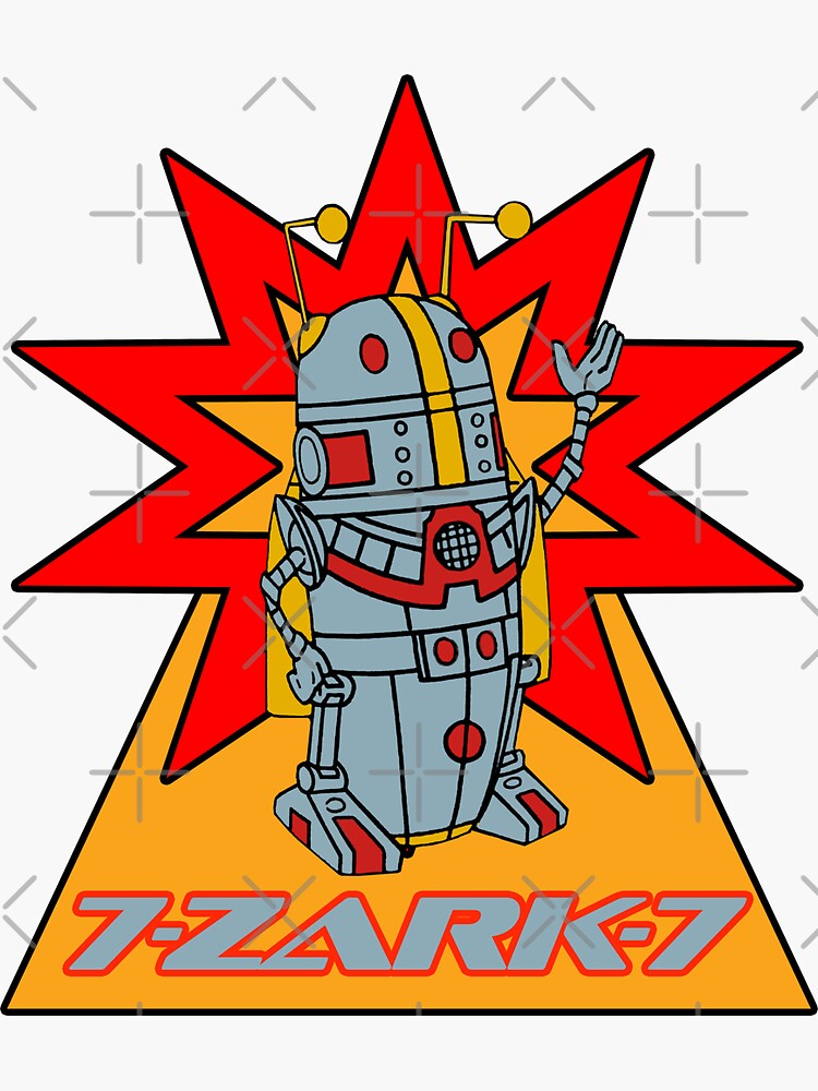"7 Zark 7 from Battle of the Planets" Sticker for Sale by drquest ...