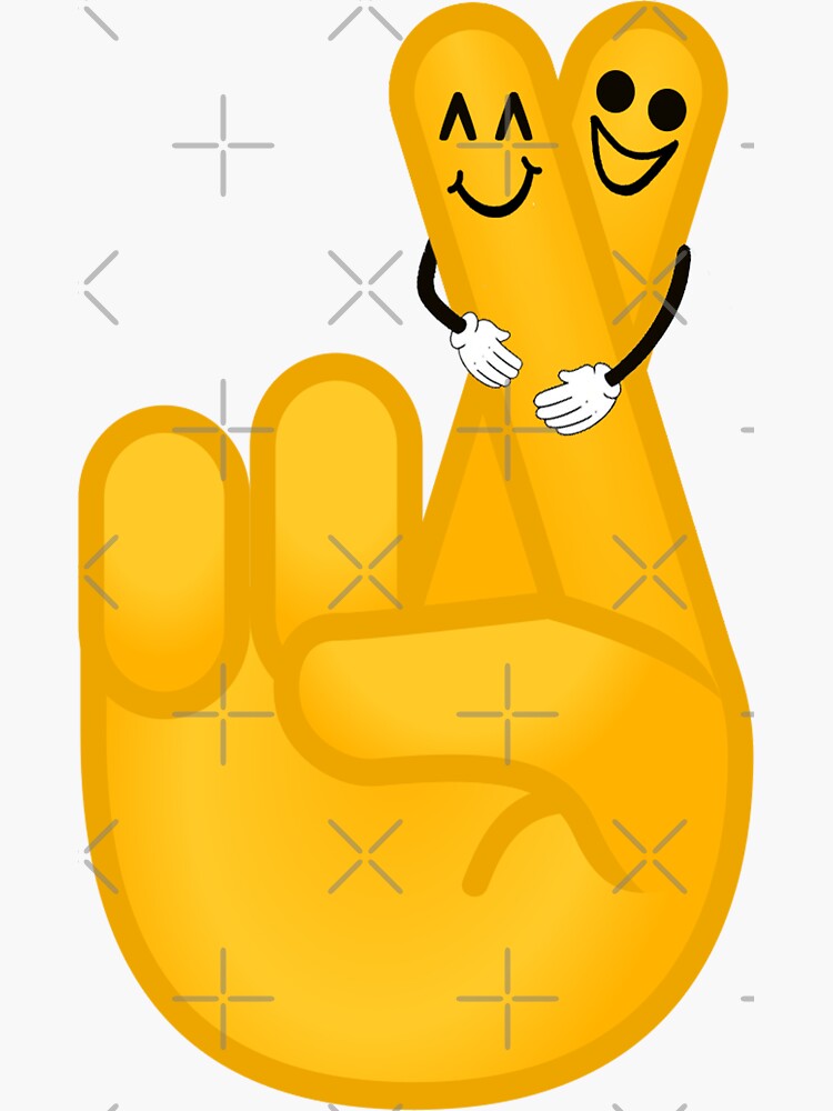 Sticker « Croisons les doigts », par wasisnt | Redbubble