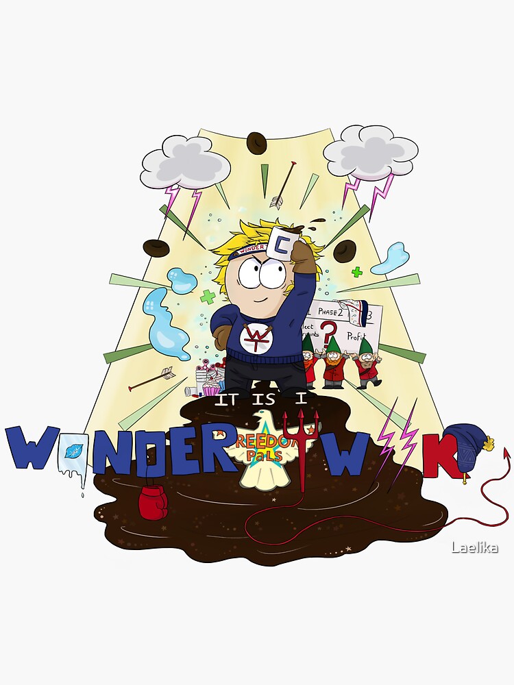 "Wonder Tweek" Sticker by Laelika | Redbubble
