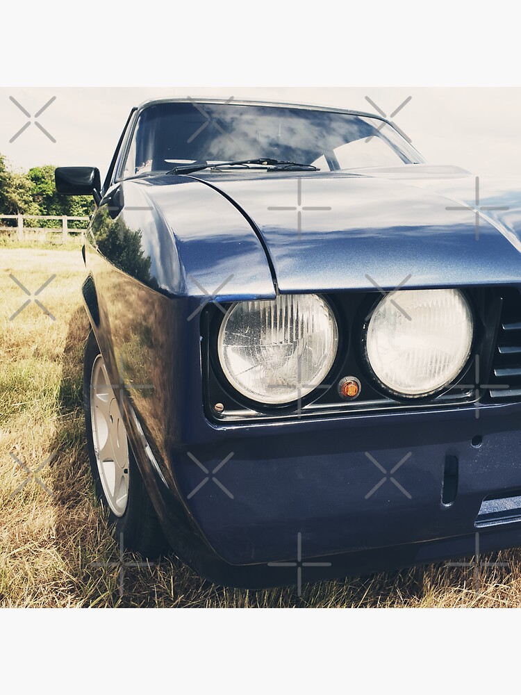 "Ford Capri Frontrend" Sticker for Sale by ScenePoints | Redbubble