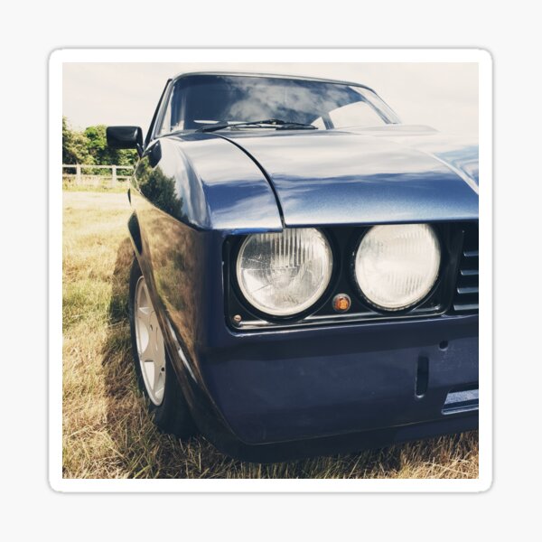 "Ford Capri Frontrend" Sticker for Sale by ScenePoints | Redbubble