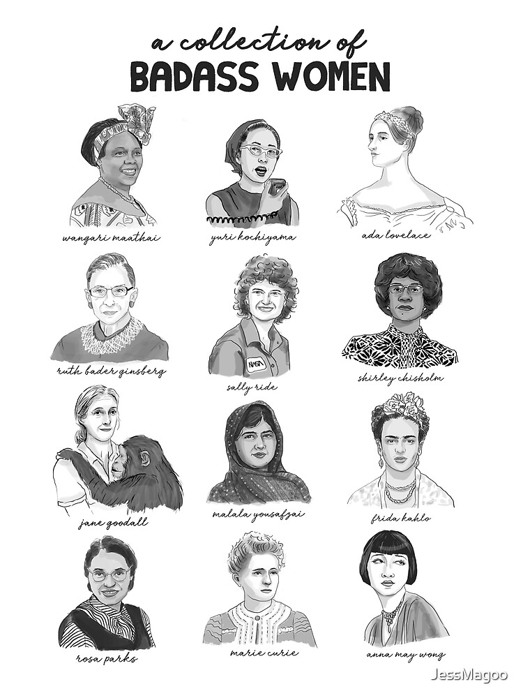 "A Collection of Badass Women" Art Print by JessMagoo | Redbubble