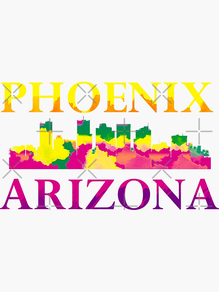 "Phoenix Arizona, Gifts, Souvenir," Sticker for Sale by damhotpepper ...