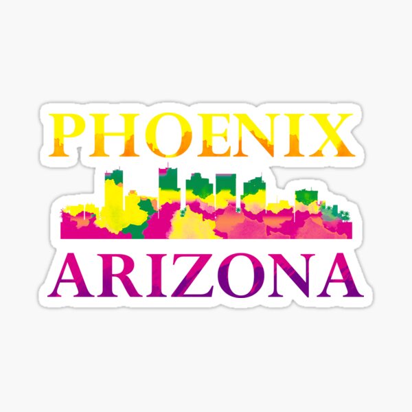"Phoenix Arizona, Gifts, Souvenir," Sticker for Sale by damhotpepper ...