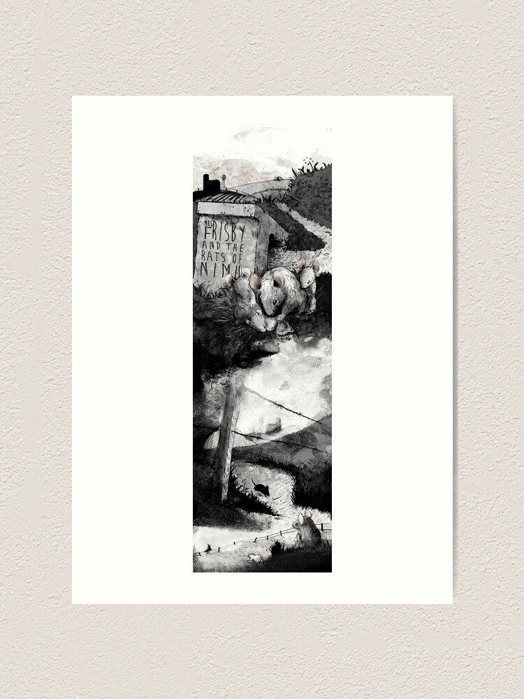 "Mrs. Frisbee and the Rats of NIMH" Art Print by hvonn | Redbubble