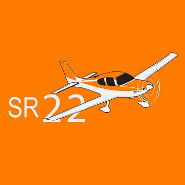 "Cirrus SR22" Sticker for Sale by Downwind | Redbubble