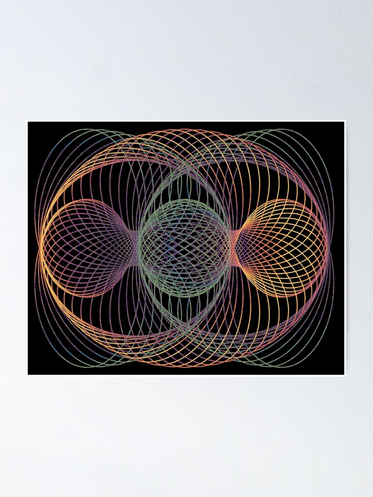 "Interference Patterns of Rotating Ellipses" Poster for Sale by ...