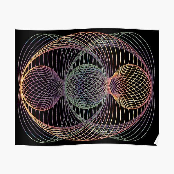 "Interference Patterns of Rotating Ellipses" Poster for Sale by ...