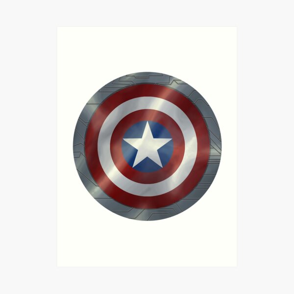 "Steve & Bucky Shield" Art Print by siroctopus | Redbubble