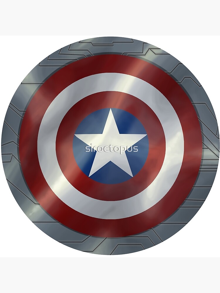 "Steve & Bucky Shield" Art Print by siroctopus | Redbubble