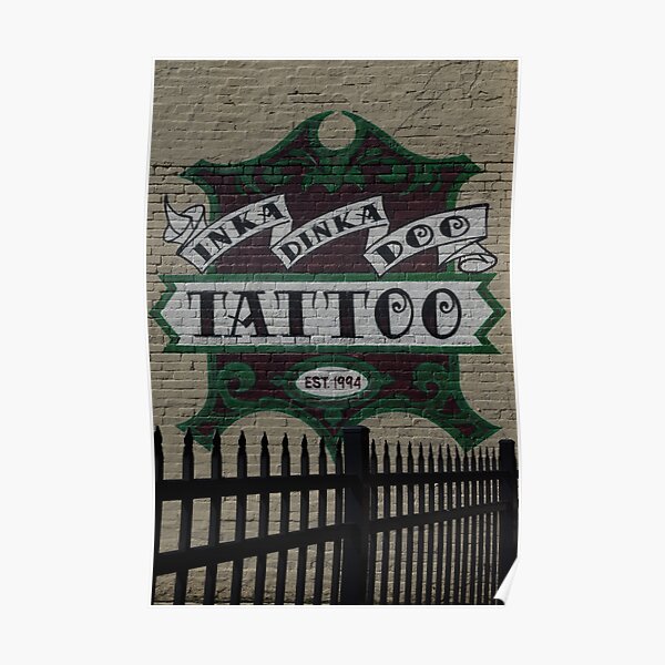 "Tattoo Shop" Poster for Sale by anthonylatella | Redbubble