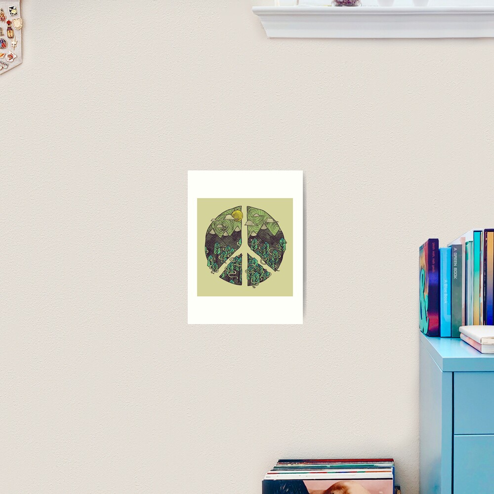 "Peaceful Landscape" Poster for Sale by againstbound | Redbubble
