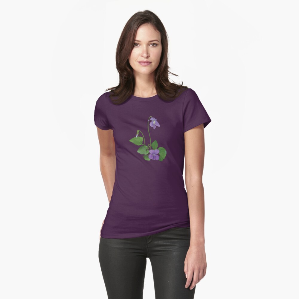 "Wild Violet" Sticker for Sale by 13sparrows | Redbubble