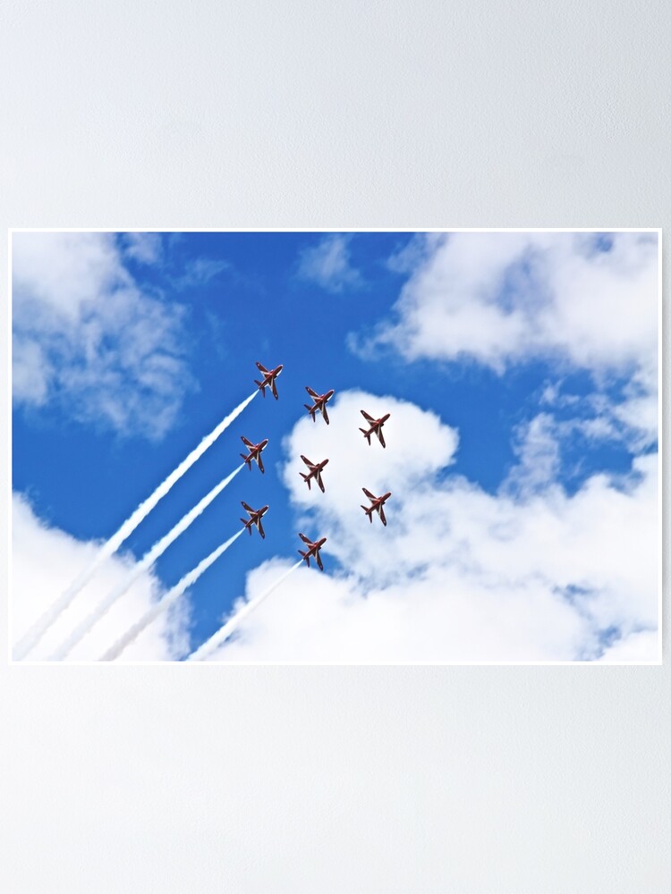 "Red Arrows" Poster for Sale by yeamanphoto | Redbubble