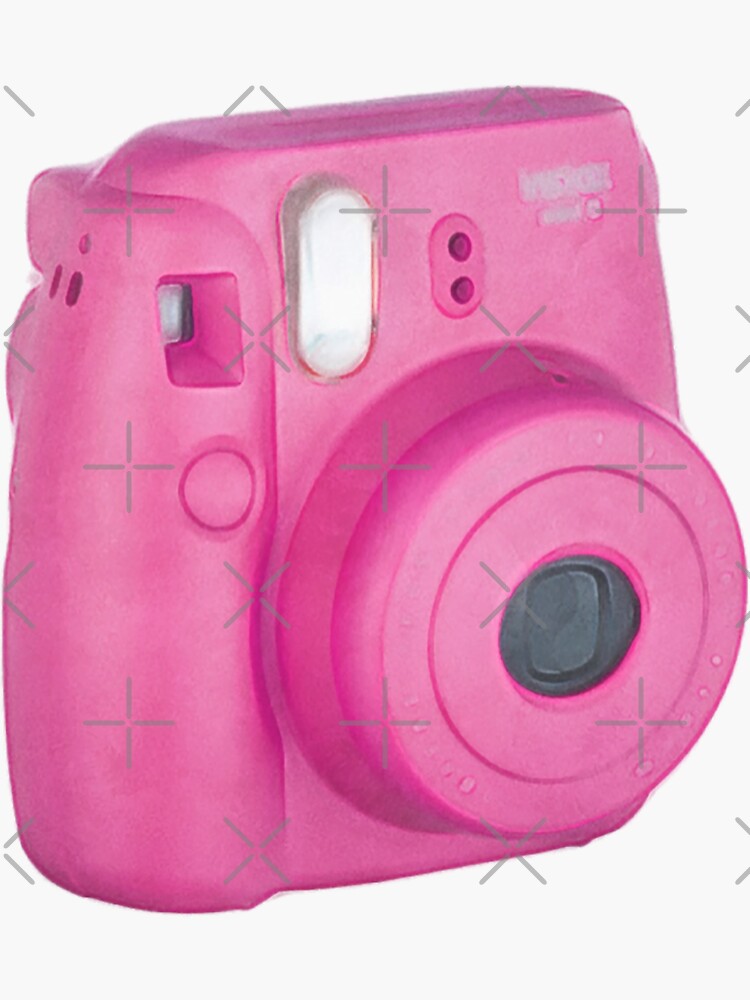 "Bright Colored Large Camera Sticker~ Collection 2 ~ Hot Pink " Sticker ...