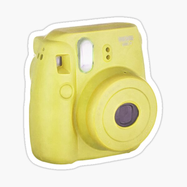 "Bright Colored Large Camera Sticker~ Collection 2 ~ Yellow" Sticker by ...