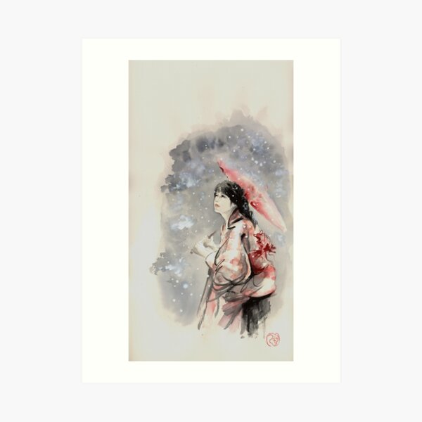 "Geisha sign room decoration, japanese woman wall print, geisha ...