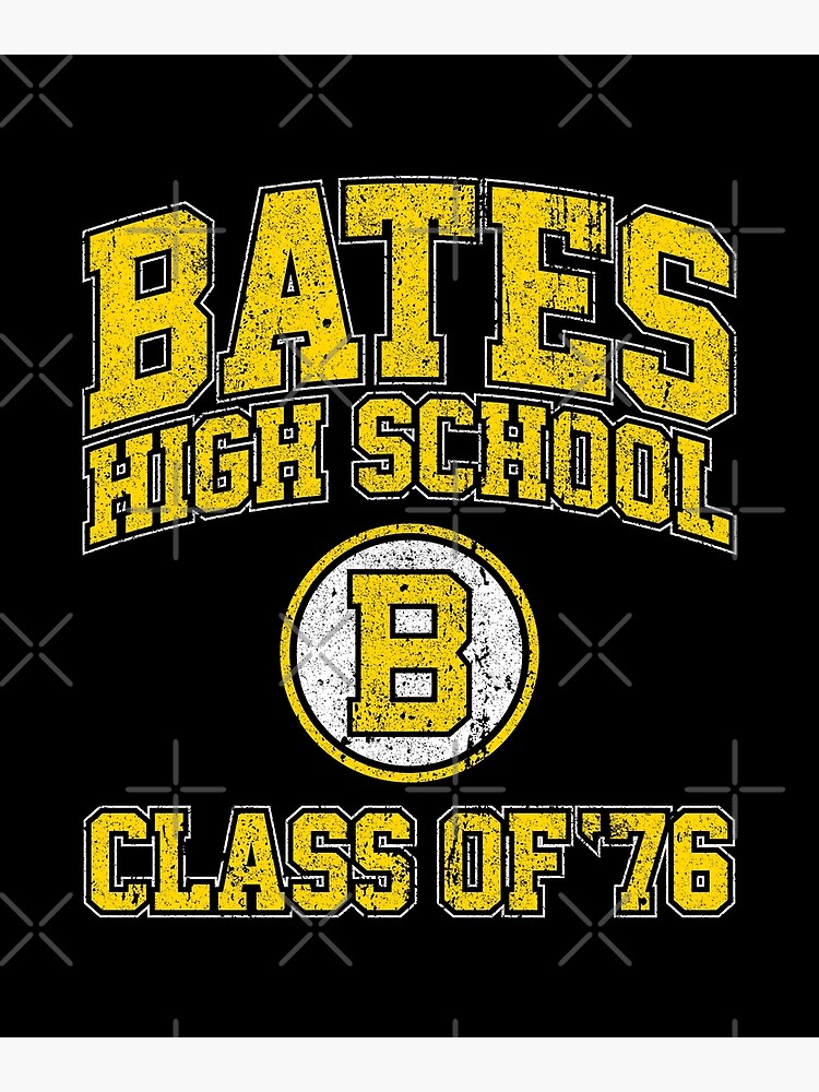 "Bates High School Class of 76 (Carrie)" Poster for Sale by huckblade ...